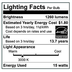 EcoSmart Bulbs EcoSmart 90-Watt Equivalent BR30 Dimmable Energy Star LED Light Bulb in Bright White (2-Pack)