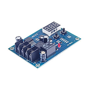 NOYITO 12V 24V Battery Charging Control Board (12-24V MAX30V) Battery Charge Control Switch Auto Power Off Safe and Energy Saving