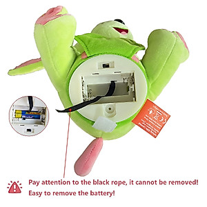 YH YUHUNG Interactive Animated Twirling Moving Dog Stuffed Animal Plush Toy, Spins Around Making Laugh Sounds, 9 Inches