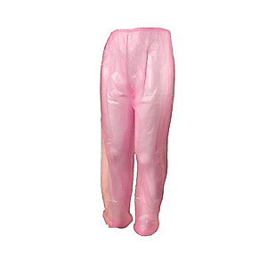 Haian Plastic Jogging Bottoms (Large, Transparent Pink)