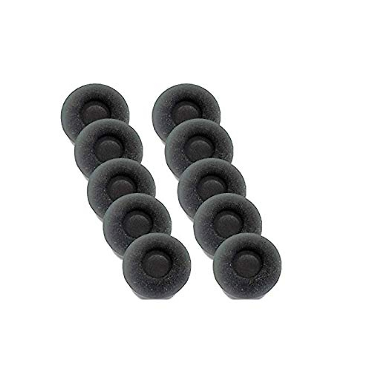 Jabra Spare Foam Headset Ear Cushions, 10 pk, BlueParrott B250-XT, B250-XT+, B250-XTS, Plantronics, Jabra, VXI - CS540, SAVI W440, W740, SupraPlus HW251, HW261, Jabra 2000, 2300, 14101-38