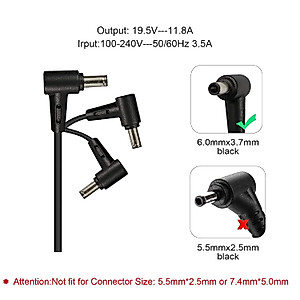 Replacement New ROG 230W 180W AD230-01E Adapter, Rog Strix G531GT G531GW G531GV G531GU G531GD G731GU G731GW G731GV G731GT Hero Scar III 15 17 ROG Zephyrus Gaming Laptop Power Supply