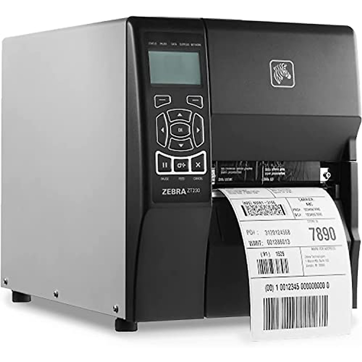 ZEBRA ZT230 300 dpi Thermal Transfer and Direct Thermal Industrial Label Printer - Ethernet, Serial and USB Connectivity - 4" Print Width, 6 IPS - ZT23043-T01200FZ, JTTANDS Printer_Cable