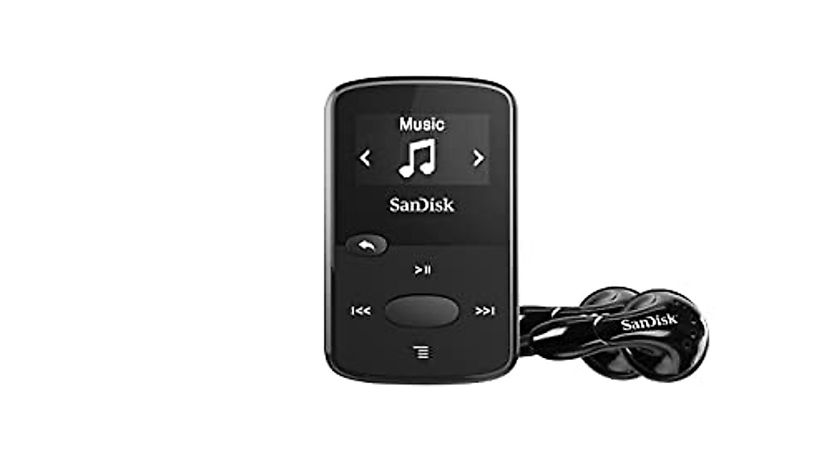 SanDisk Clip Jam MP3 Player - Compact 8GB Portable Music & FM Radio