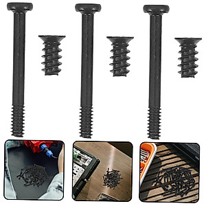 VILLCASE 120 pcs Fan Micro Screws Miniature Screws SSD Screws Small Screw self- Tapping Screws laptops Electrical Outlet Screws Linux Laptop Short Screws Notebook Computer CPU Short Hair