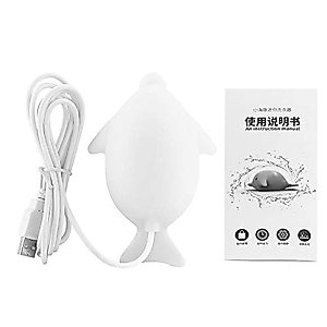 Mini Washing Machine, USB Charging Ultrasonic Washer, Ultrasonic Washing Machine Multi-Function Cleaner for Home(white)