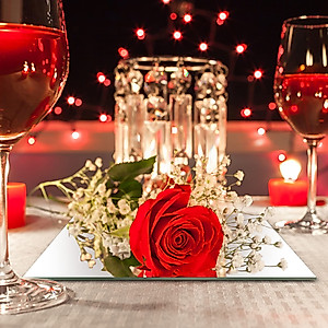 Coo-Drill Mirror Tiles Home, 14'' x 12'' Frameless Wall Mounted Mirror(8Pcs), Glass Wall Mirror for Home Gym, Door, Bedroom, Living Room