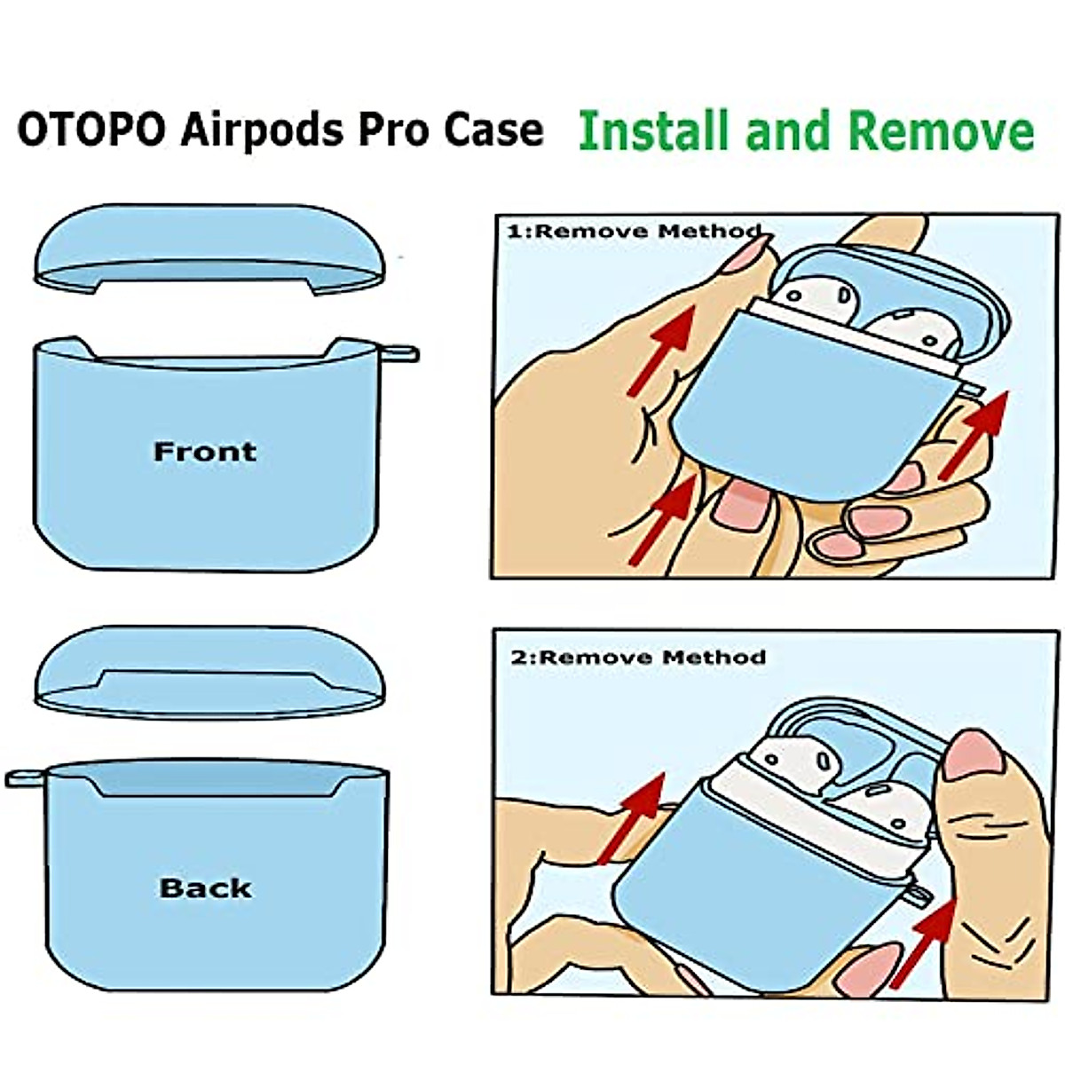 Airpods Pro Case Black Girl, OTOPO Cute Air pods Pro Accessories Protective Hard Case Cover Portable & Shockproof Women with Keychain for Airpods Pro Charging Case (Sunflower African American Women)