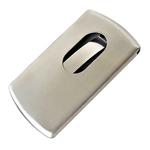 VILLCASE Stainless Steel Business Card Case Portable Metal Name Holder Credit Card Slot Sleek Design