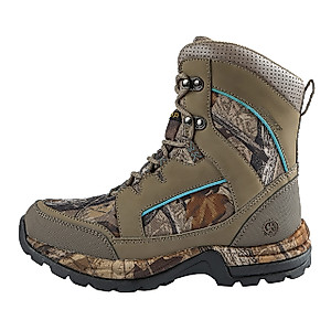Northside womens Woodbury 800 Hunting Shoes, Stone/Aqua, 8.5 US