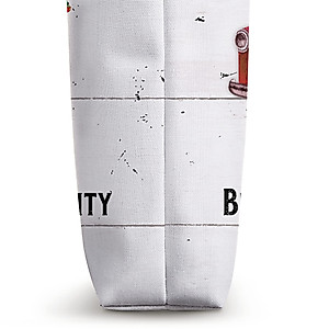 Strawberry Farm Farmhouse Strawberries Old Red Farm Truck Tote Bag