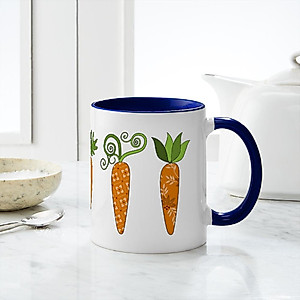 CafePress Carrots Mugs Ceramic Coffee Mug, Tea Cup 11 oz