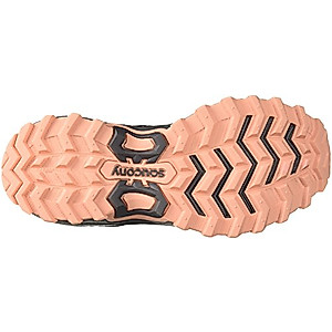 Saucony Women's Grid Excursion TR12 Sneaker, Grey/Peach, 8 Wide