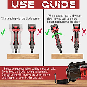 Adust 110 Wood Multitool Blades Kit Multi Tools Blades Oscillating Saw Blades Fit Dewalt Tools Ryobi Bosch Ridgid Milwaukee Rockwell Fein Multimaster Craftsman Oscillating Tool Blades (110)
