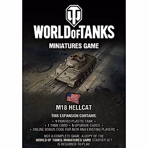 Gale Force Nine World of Tanks: American M18 Hellcat - Wave 9 Expansion, Miniatures Game