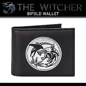 Concept One Netflix The Witcher Bifold Travel Wallet, Black