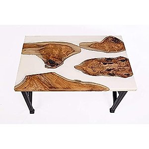 Epoxy Table, Live Edge Wooden Table, Epoxy Resin River Table, Natural Wood, Dining table, Natural Epoxy Table, Resin Table