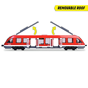 Dickie Toys 203748002ONL City Train Toy Vehicle, red