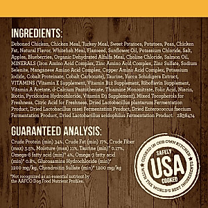 Merrick Dry Dog Food, Real Chicken and Sweet Potato Grain Free Dog Food Recipe - 22 lb. Bag