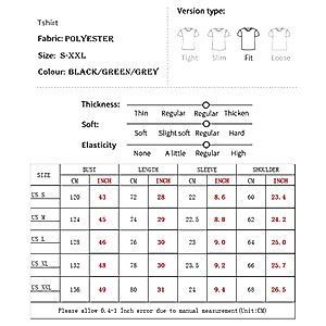 Mens Letter Print T-Shirt Hip Hop Crewneck Tees Short Sleeve Graphic Tops, T261Green, Small