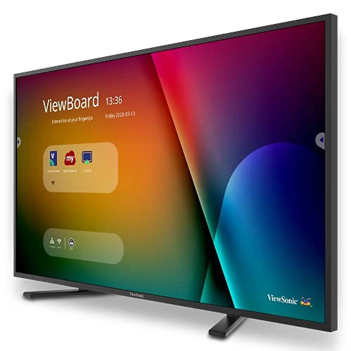 ViewSonic IFP4320 43 Inch ViewBoard 4K Interactive Flat Panel Display with in-Cell Touch and HDMI, DisplayPort, 60W Powered USB-C Inputs