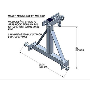 MAXXTUFF 3-Point Log Skidder Deluxe 