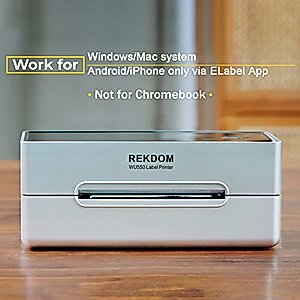 REKDOM Wireless Shipping Label Printer - 4x6 Thermal Label Printer with WiFi Connectivity - Work for Windows, Mac, Android, iPhone - Compatible with Amazon, Ebay, Shopify, Pirate Ship, Shippo etc