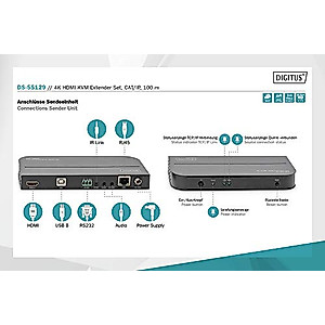 Adap Digitus HMDI KVM 4K Extender Set 100m