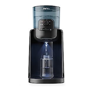 Water Warmer, HEYVALUE Baby Bottle Warmer, Formula Maker with Night Light, 4 Temperature Control & 72H Keep Warm, Detachable Tank, Instantly Dispenses Warm Water, Feed Baby More Easier and Healthier