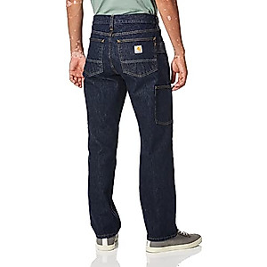 Carhartt Men's Rugged Flex Relaxed Fit Heavyweight 5-Pocket Jean, Freight, 42 x 30