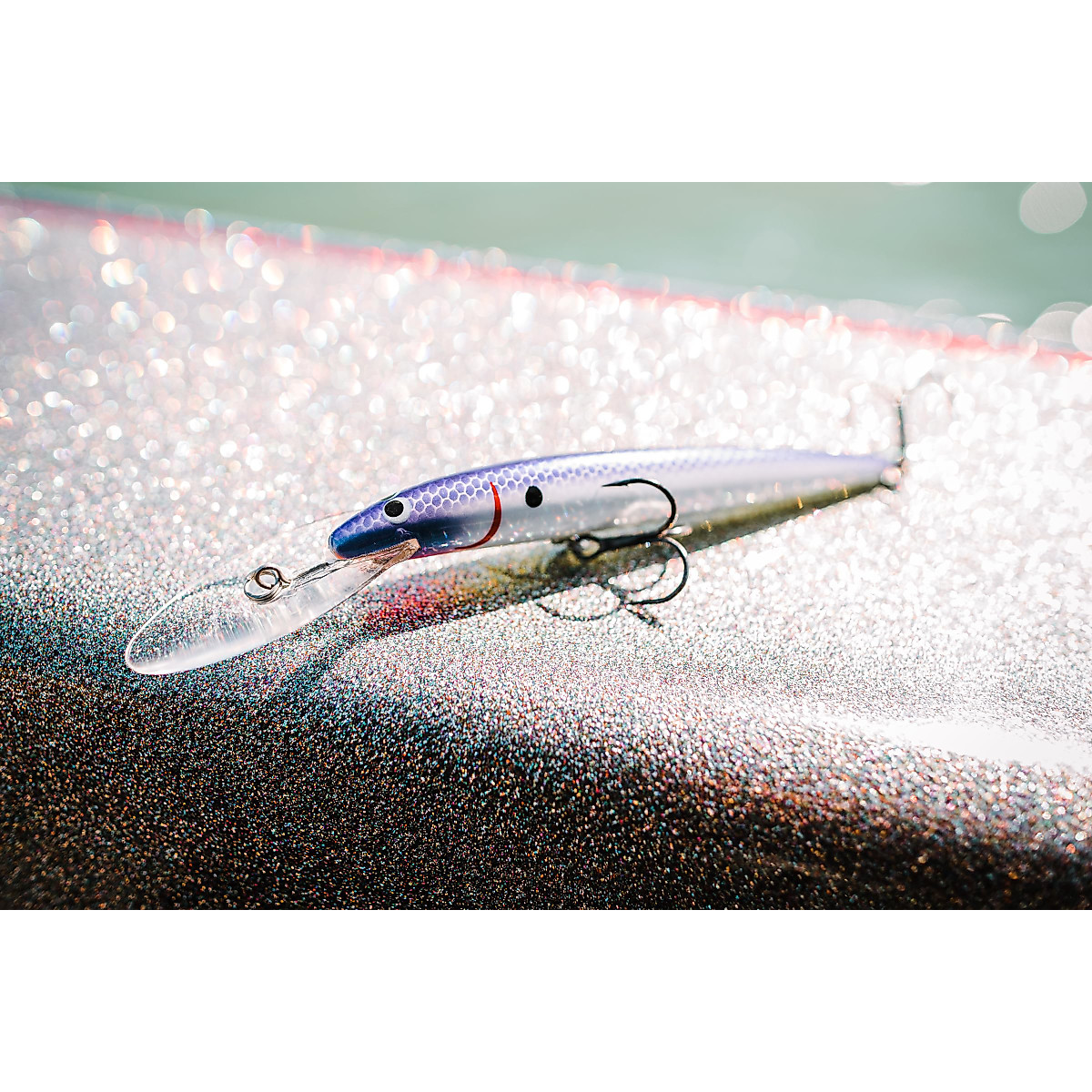 Northland Tackle Rumble Stick Fishing Lure, Freshwater Deep Diving Trolling Crankbait for Walleye, Perfect Lure for Any Kit, Pink Pearl, Size #5, 5", 5/8 Oz