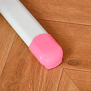 Qaba Kids Desk and Chair Set, Height Adjustable School Study Table and Chair, Student Writing Desk with Tilt Desktop, LED Light, Pen Box, Drawer, Reading Board, Cup Holder, and Pen Slots, Pink