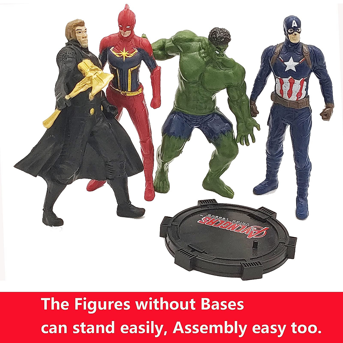 4inch Superhero Figure Set-10pcs Super Hero Adventures Ultimate Toddler Toys Small Action Figurines Cake Decoration Kids Gifts Collectible Figures (Exclusive Amazon)
