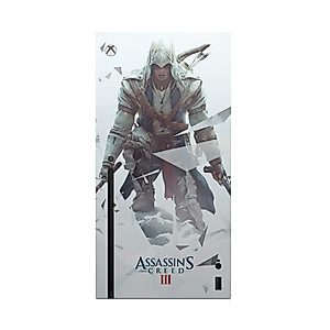 Head Case Designs Officially Licensed Assassin's Creed Connor III Graphics Vinyl Sticker Gaming Skin Decal Cover Compatible with Xbox Series X Console and Controller Bundle