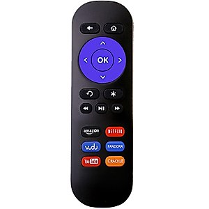 USARMT New Replaced Remote for Roku Player LT HD XD XS 1 2 3 4, NOT for Roku Stick HDMI TV