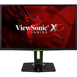ViewSonic XG2760 27 Inch 1440p 165Hz 1ms Gsync Gaming Monitor with Eye Care Advanced Ergonomics HDMI and DP for Esports, Black