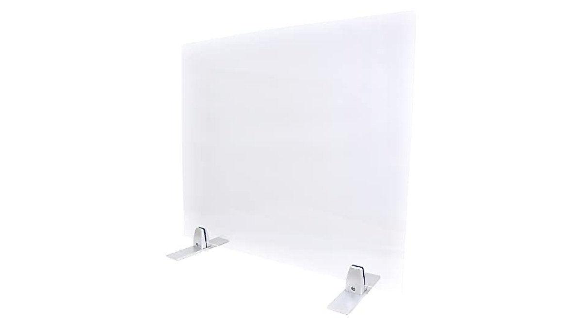 Plexiglass Table Top Sneeze Guard – Durable Acrylic Desk Divider