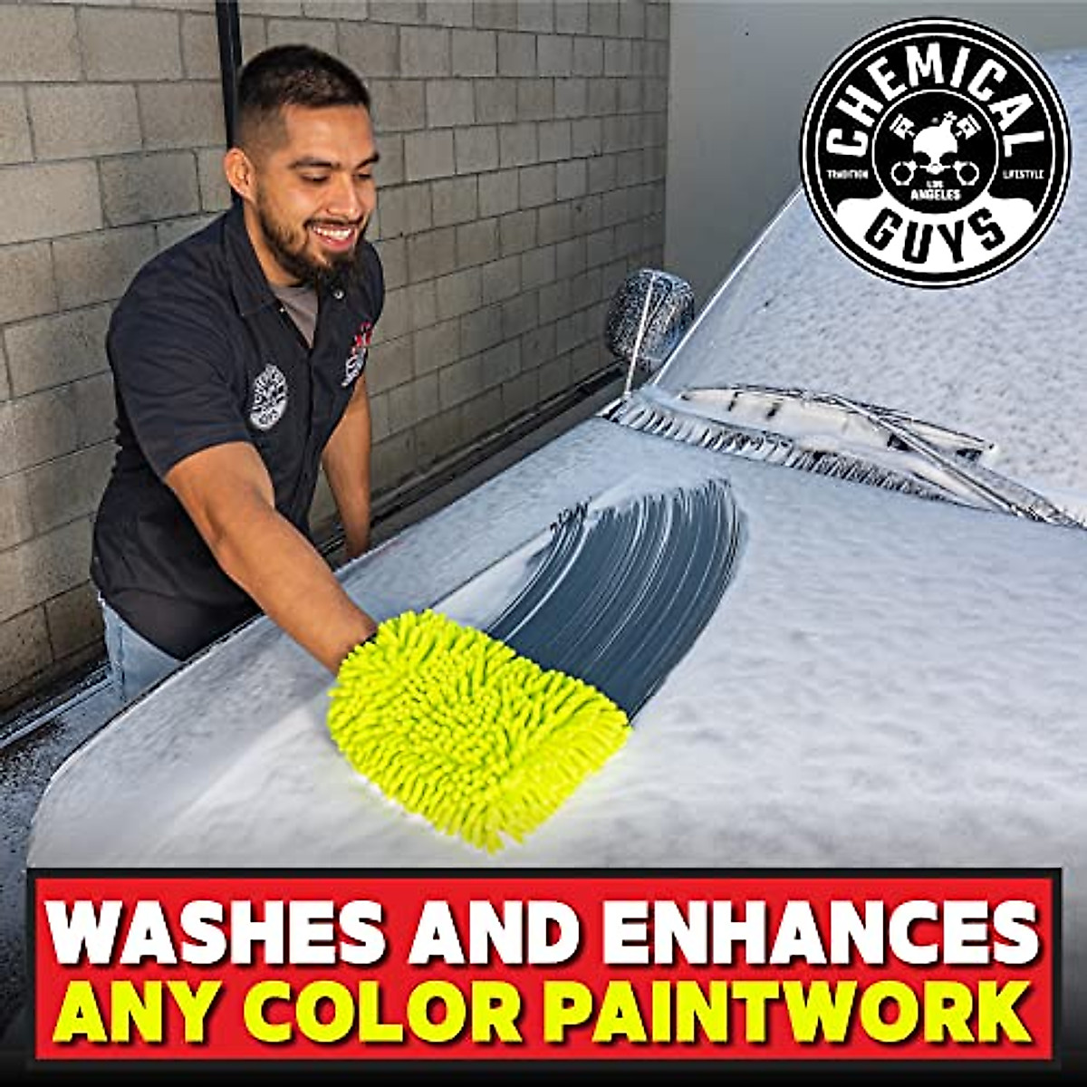 Chemical Guys CWS_1011 Maxi-Suds II Foaming Car Wash Soap (For Foam Cannons, Foam Guns or Bucket Washes) For Cars, Trucks, Motorcycles, RVs & More, 128 oz (1 Gallon), Strawberry Scent