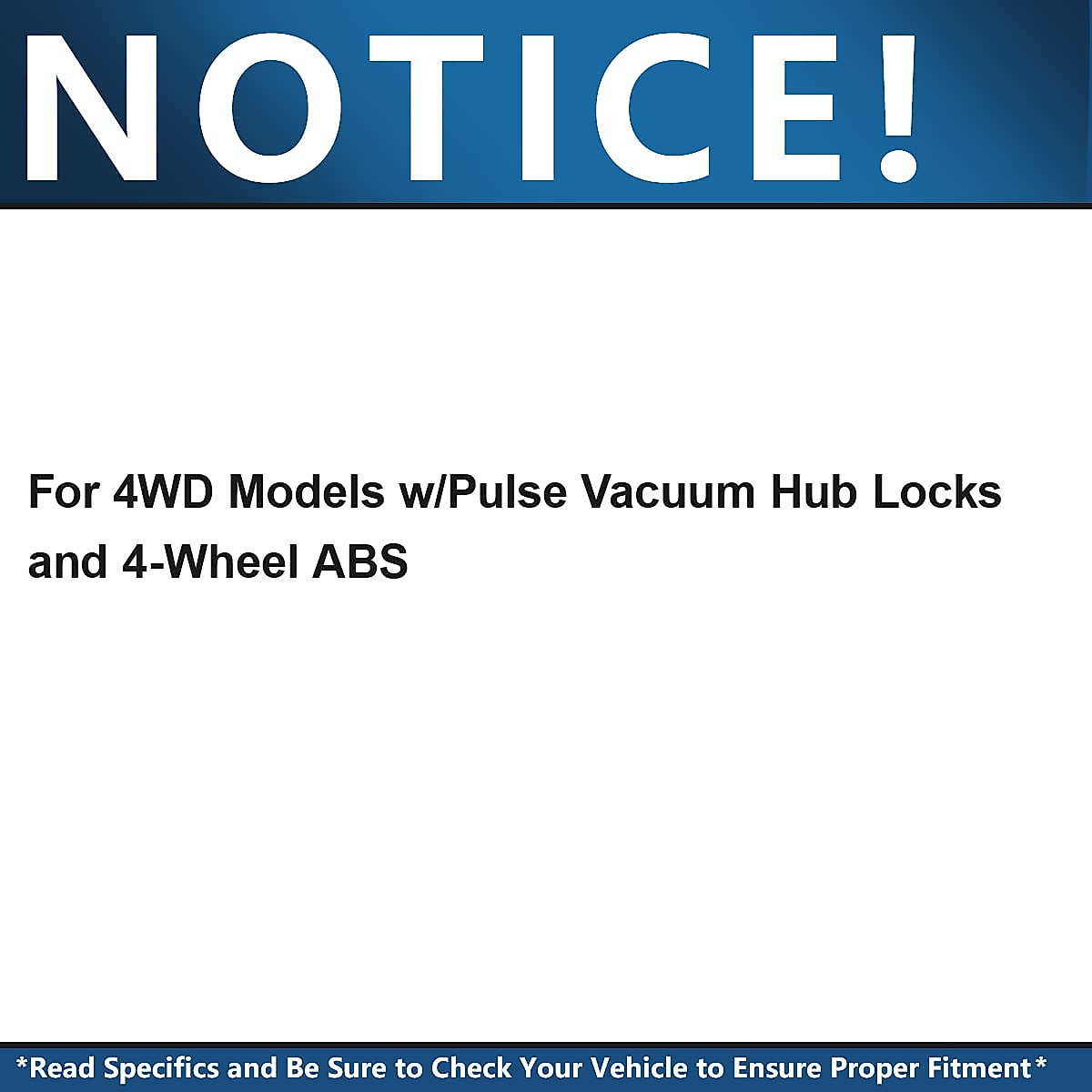 Detroit Axle - 4WD Front Wheel Bearing Hubs for 1998-2000 Ford Ranger Mazda B4000, Replacement 1999 Ranger B4000 [w/ 4-Wheel ABS] Wheel Bearing and Hubs Assembly Set