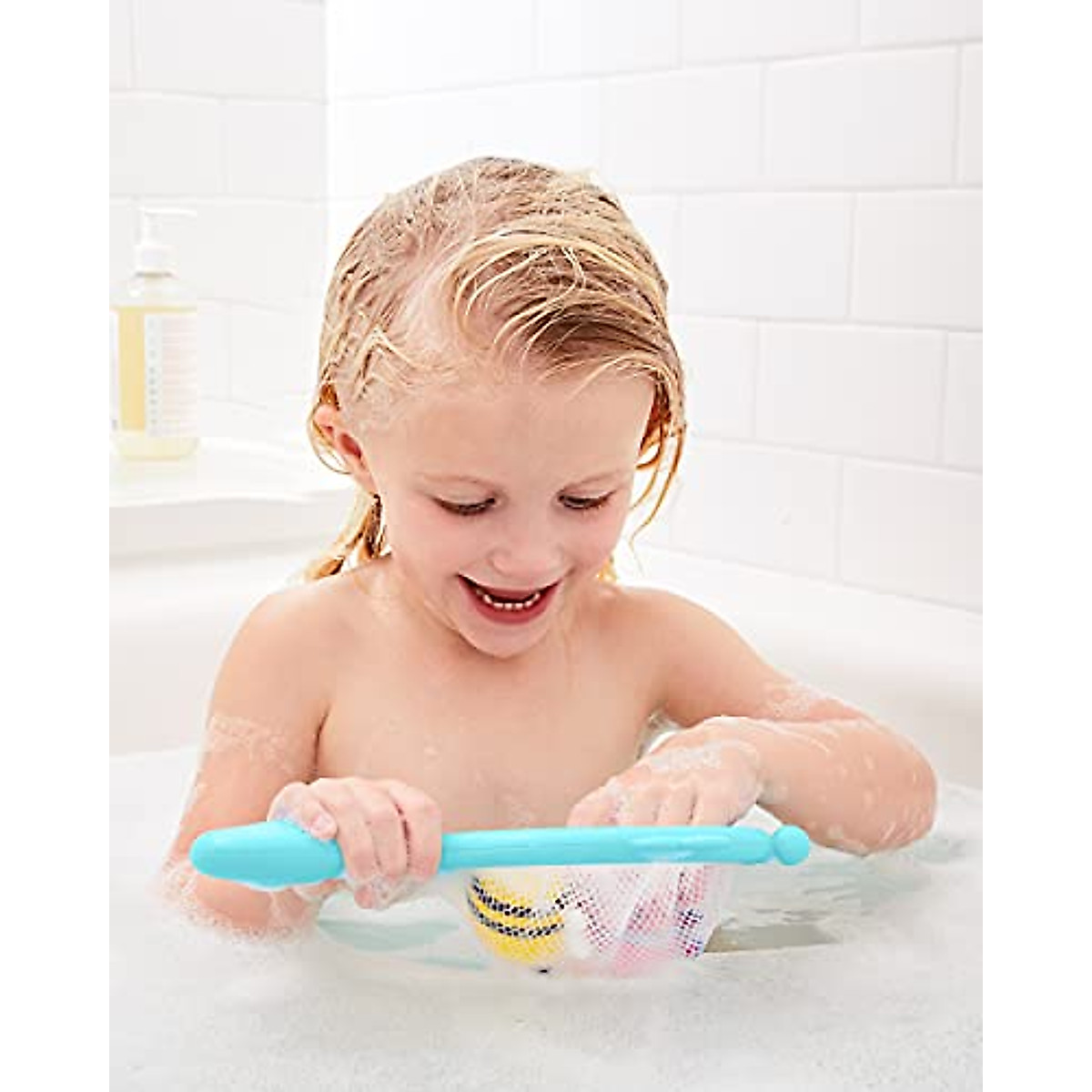 Skip Hop Baby Bath Toy, Zoo Scoop & Catch Squirties