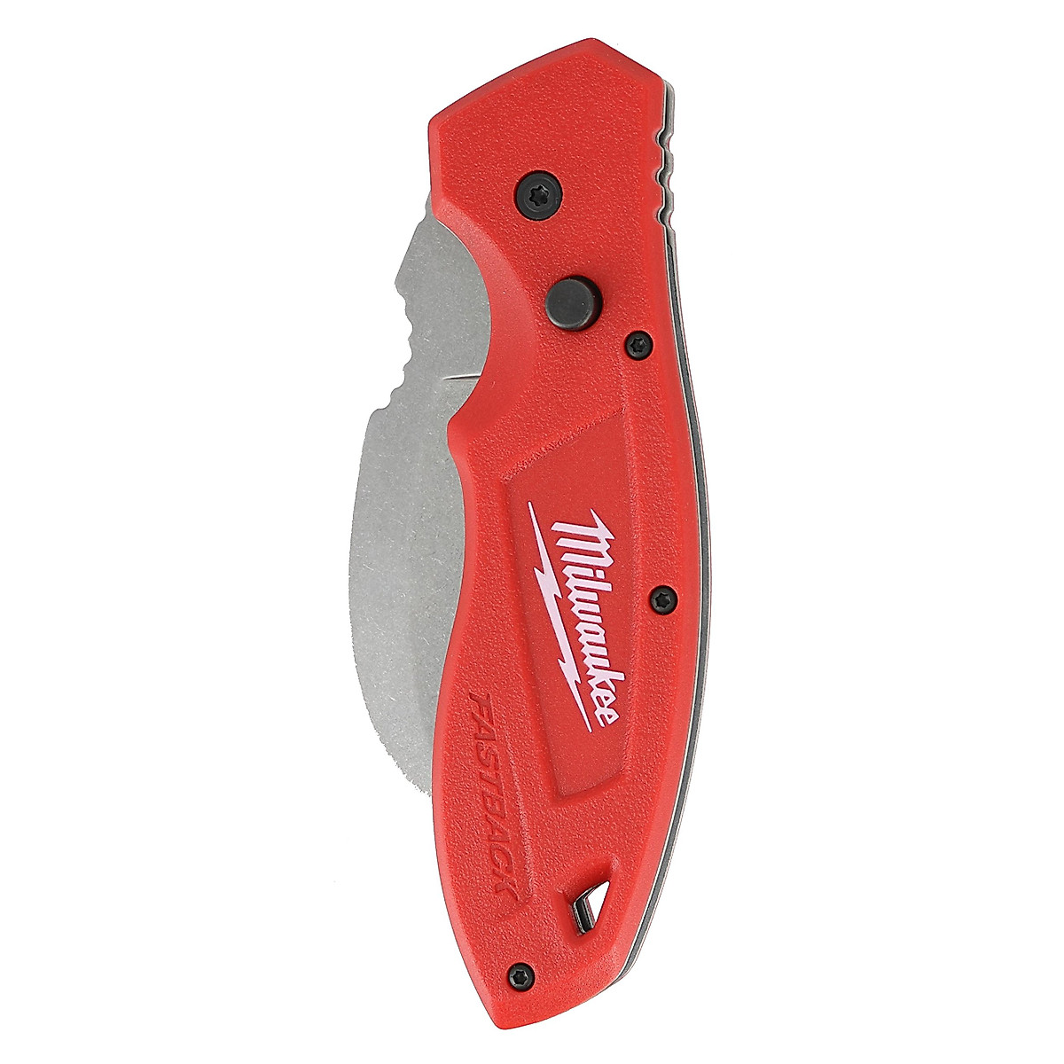 Milwaukee 48-22-1985 Fastback Hawk Bill Folding Knife w/Belt Clip and Lanyard Hole