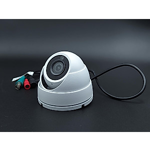 LEXAcctv 4in1 HD 2MP 1080P 2.8mm Wide Angle Lens TVI AHD CVI Analog (CVBS) CCTV Dome Camera Night Vision OSD Controller Waterproof Weatherproof Hard Metal Vandal Proof White…