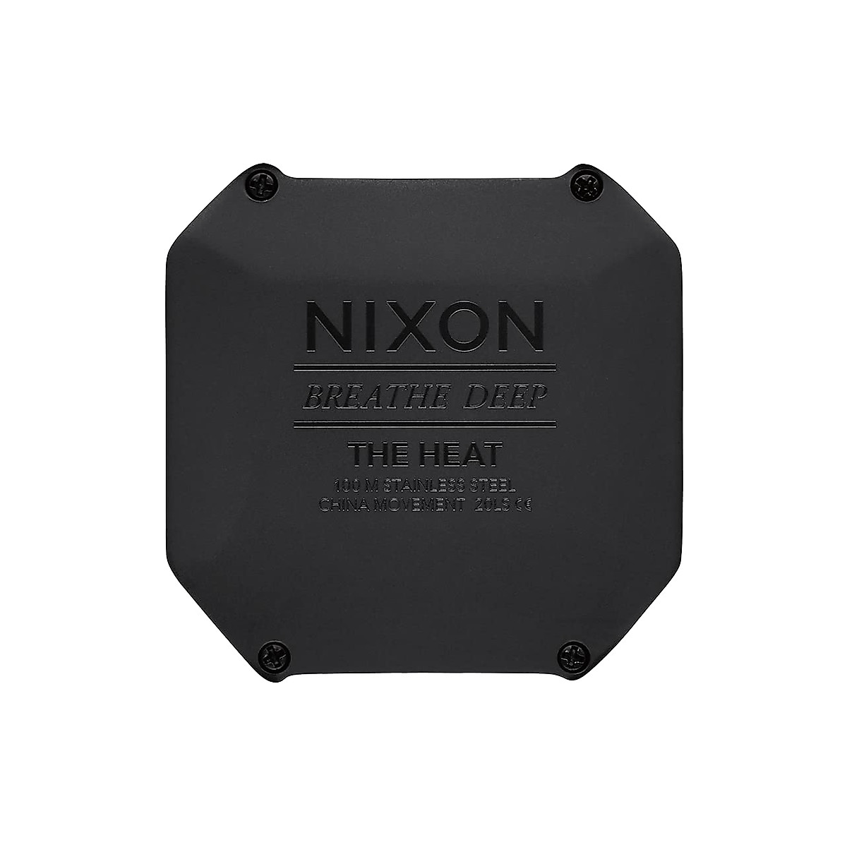 NIXON Heat A1320 - Digital Watch for Men and Women - 100M Water Resistant Exercise Workout - Custom 38 mm LCD Display, 20mm PU Band