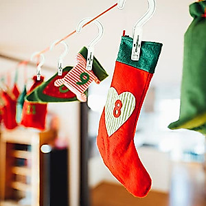 Laundry Hooks Boot Hangers Plastic Clothes Pins Hanger Clips for Bathroom Travel Portable White (12Pcs)