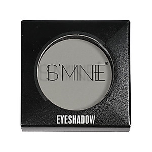 ISMINE Single Eyeshadow Powder Palette Matte Grey, High Pigment, Longwear Single Grey Eye Makeup for Day & Night (#03)