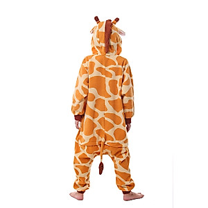 CANASOUR Unisex Anime Halloween Kids Giraffe Onesie For 8-10 Years Girls Boys Christmas Cosplay Costume (8 Years, Giraffe)