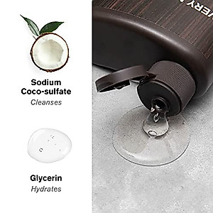 Every Man Jack Nourishing Amber + Sandalwood Mens Body Wash for All Skin Types - Cleanse, Nourish, and Hydrate Skin with Naturally Derived Coconut, Glycerin - 2 Bottles