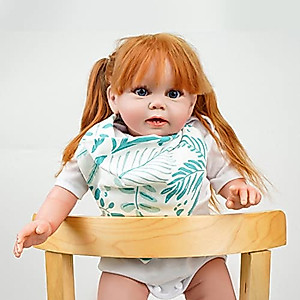 Miaio Reborn Baby Dolls, Reborn Dolls Girl17 Inch, Handmade Realistic Baby Doll Newborn Lifelike Dolls in Soft Vinyl and Weightd Body for Boy, Girl, Mother, Birthday Gifts, Weddings-A