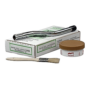 Great States 815-18 18-Inch 5-Blade Push Reel Lawn Mower, 18-Inch, 5-Blade, Grey & American Lawn Mower Company SK-1 Reel Lawn Mower Sharpening Kit