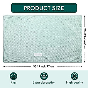 3 Pack Microfiber Hair Towel Absorbent Wrap Towel Hair Towel Turban Large Quick Hair Dry Towel Bath Head Towel Head Wrap Hair Drying Towel for Women Men Long Hair Curly Hair Shower, Pink Green White
